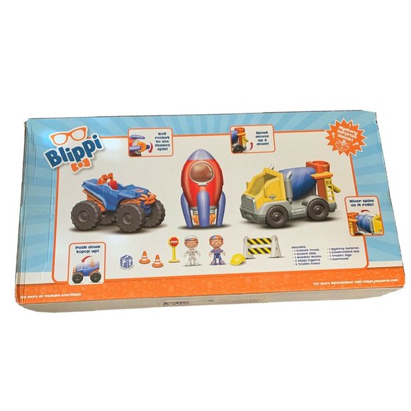Jazwares | Toys | Blippi Fly And Ride Adventures Toy Playset 1 Piece ...